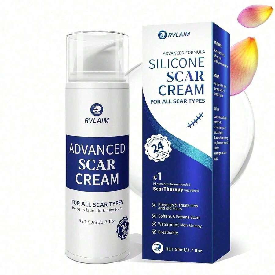 Scar Cream Gel, Advanced Silicone Scar Gel, Professional Scar Removal ...