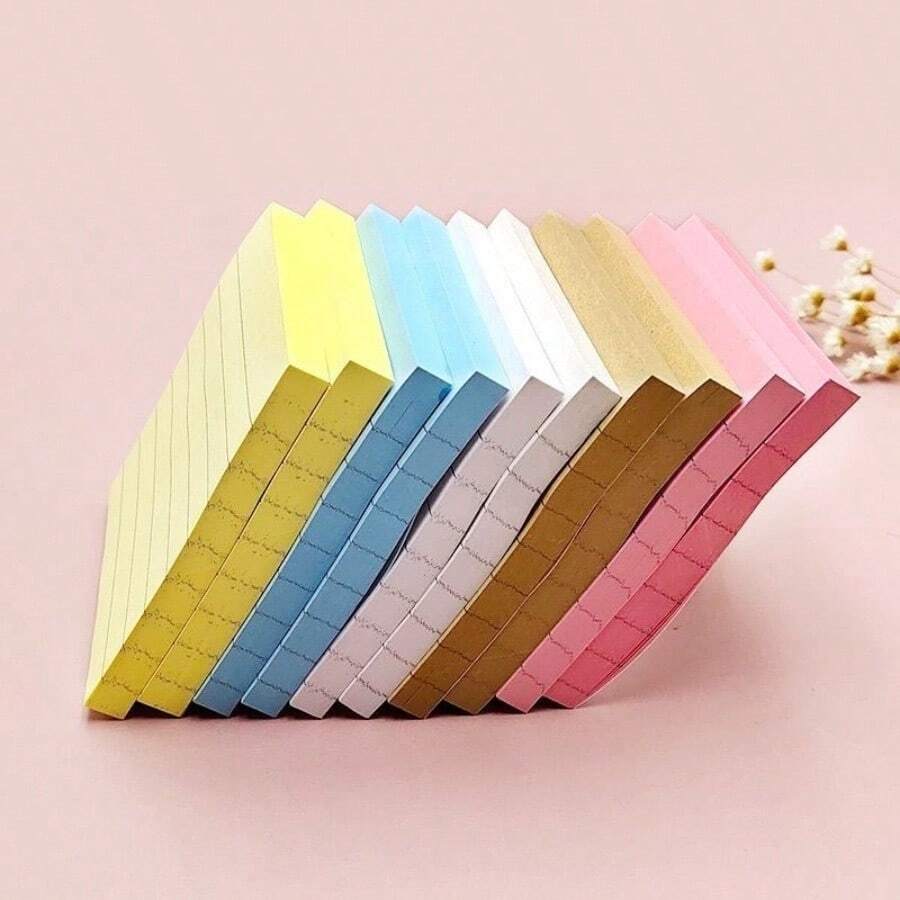 Office Sticky Notes Colored Sticky Horizontal Line Note Paper Message ...