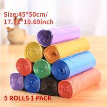 15/10/5 Packs (300pcs/200pcs/100pcs) Disposable Trash Bags - Suitable ...