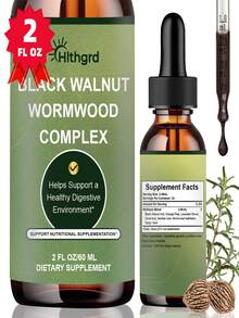 Wormwood & Black Walnut Complex Liquid Extract Drops - Natural ...