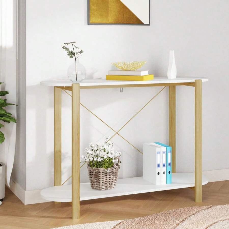 vidaXL Console Table Hallway Entryway Table Narrow Side Table ...