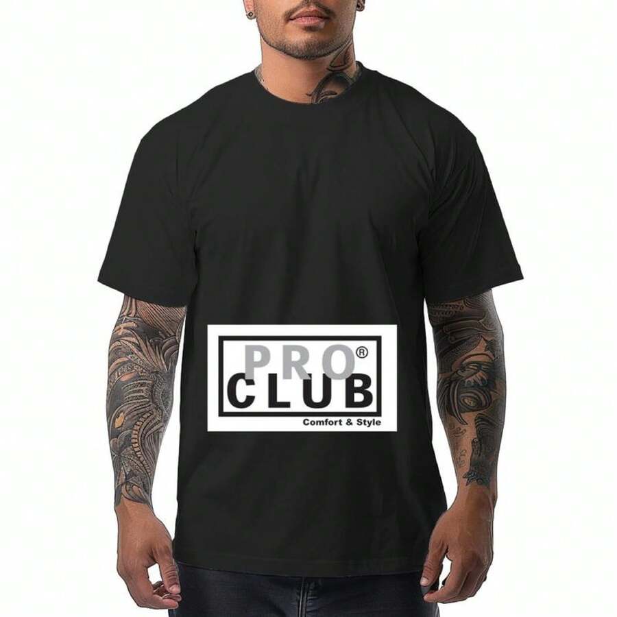 Pro Club Shirts Heavyweight Men's Proclub Short Sleeve-Shirt Heavy Tees ...