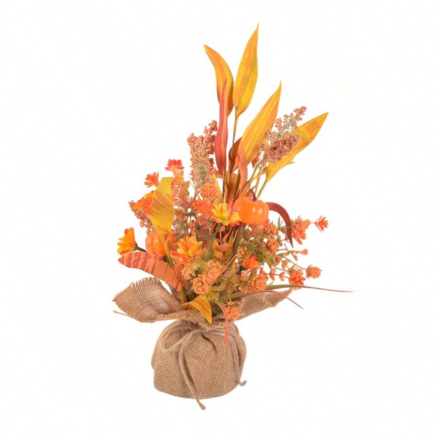Thanksgiving Small Tree With Burlap Base Fall Centerpieces For Tables ...