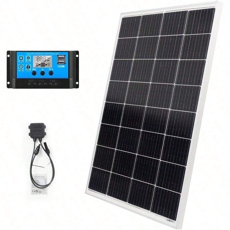 Solar Panel For Home Caravan And Camping Complete With 20A Charge ...