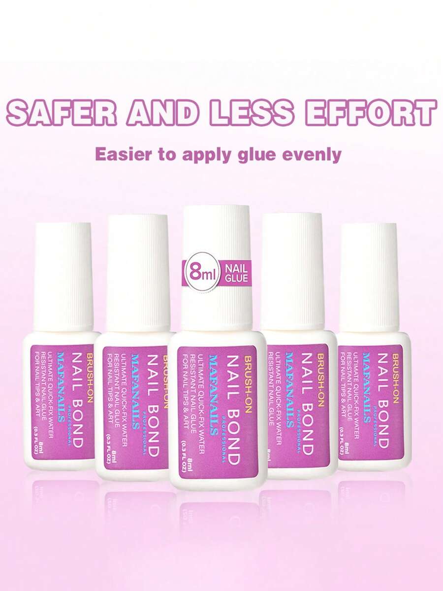 10pcs Nail Glue, Nail Glue, Nail Glue Gel, Press On Nail Glue, Strong ...
