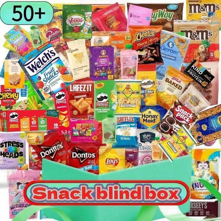 Mystery Snack Box Madness: 50+ Hidden Treats To Unbox-Juicy Gummies ...
