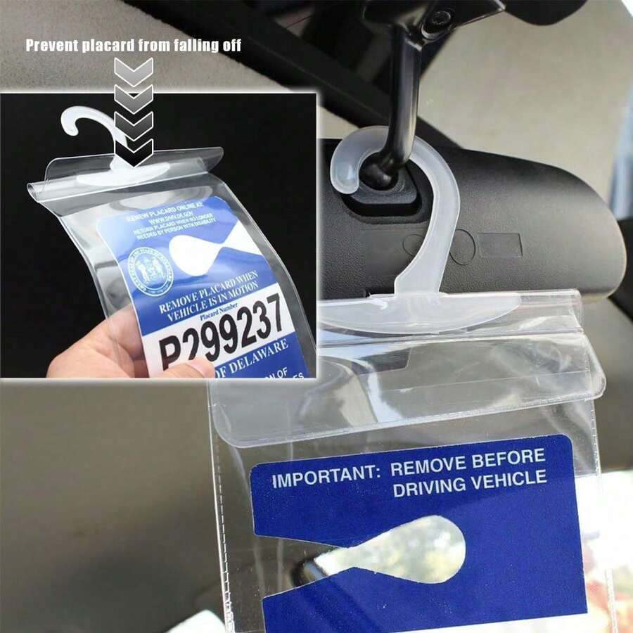 Easypie Selection 1/2 Pieces Wheelchair Sign Holder - Ultra Clear ...