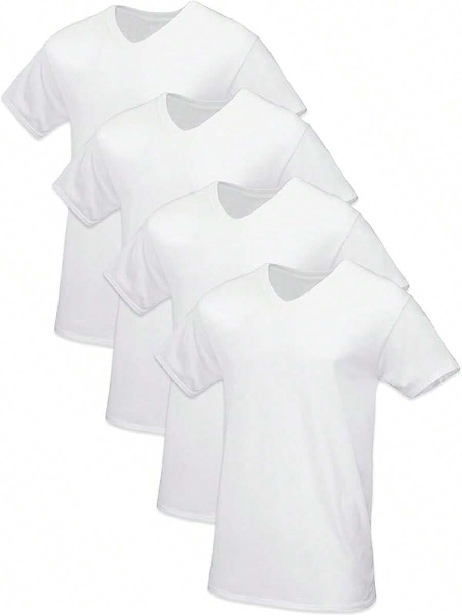 Fruit Of The Loom Men's Tag-Free Cotton Undershirts | SHEIN ITALIA
