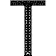 T Square Ruler - 12 Inch Metal T Ruler For Drafting, Architecture ...
