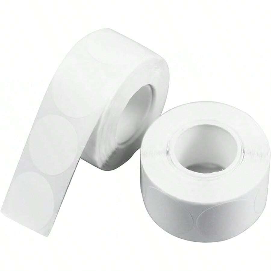 White Round Color Coding Circle Labels, 1 Inch Office Dot Stickers, 2 ...