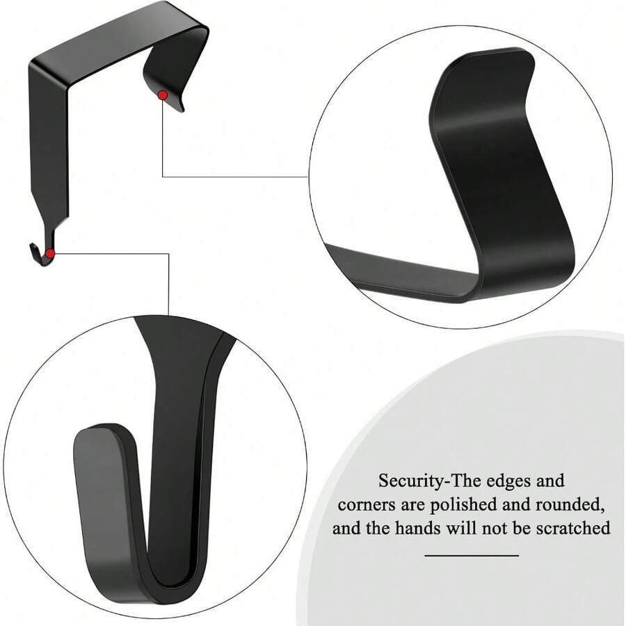 Local Warehouse-Over Door Hanger For Clothing Mirror Hooks Office ...