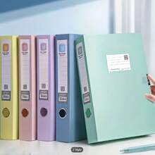1pc Morandi Style File Folder - Thick PP Material, Foldable A4 Size ...
