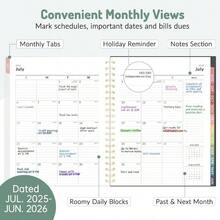 Planner 20252026 Appointment Book 20252026 Daily Weekly And Monthly ...