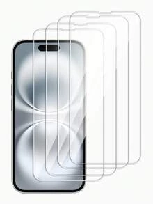 4pcs/Set Apple Tempered Glass Screen Protector, High Definition ...