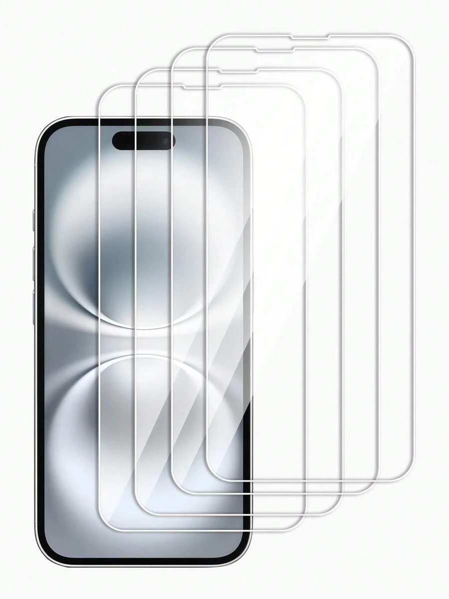 4pcs/Set Apple Tempered Glass Screen Protector, High Definition ...