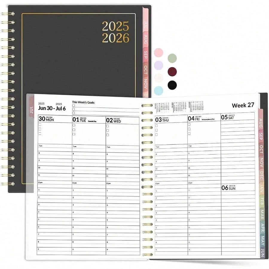 Planner 20252026 Appointment Book 20252026 Daily Weekly And Monthly ...
