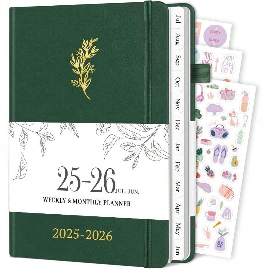 Planner 20252026 Weekly And Monthly Planner With Tabs From Jul 2025 Jun ...