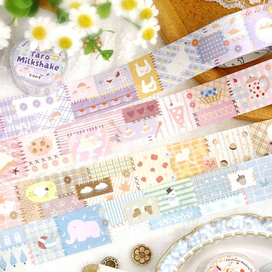 30mm*3m Washi Tape, Patchwork Town Series, Artistic Ins Style ...