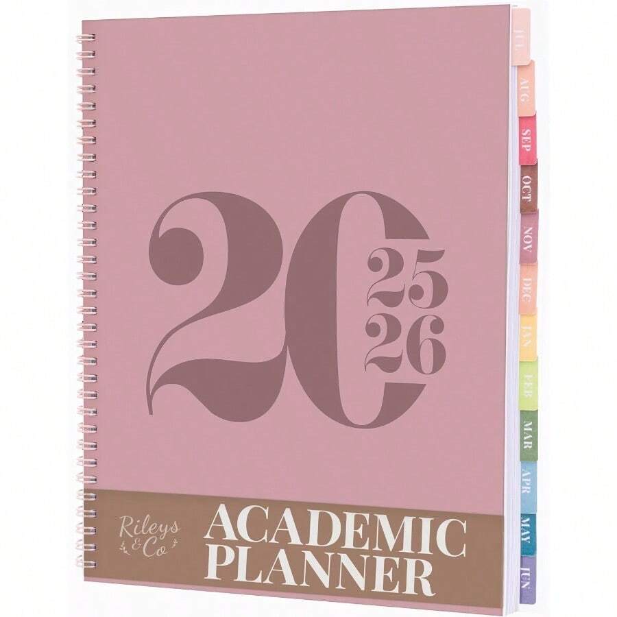 Rileys Academic Planner 20252026 Daily Weekly And Monthly Planner July ...