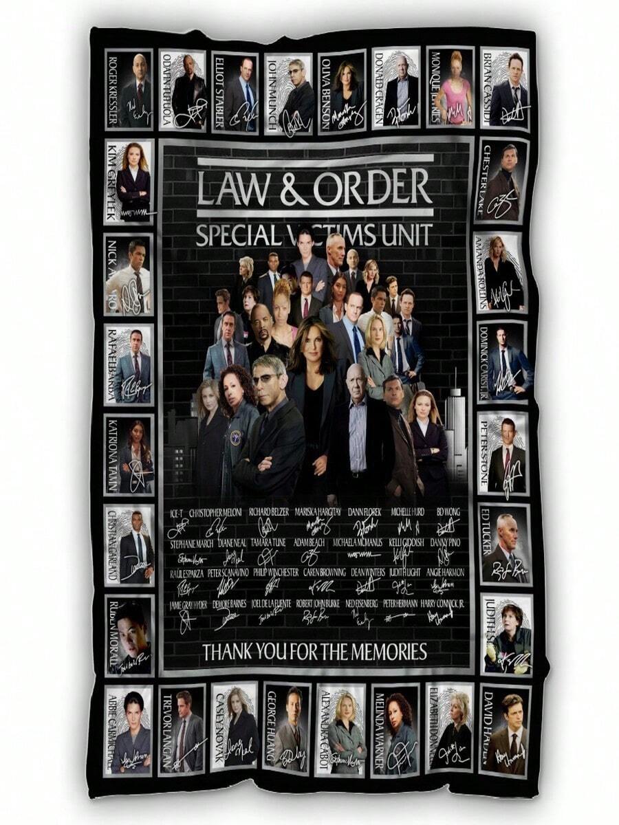 Law & Order Blanket, Law And Order Special Victims Unit Fleece, Sherpa ...