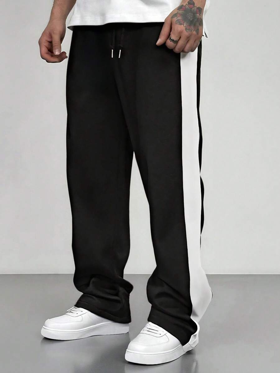 Men's Old Money Men Wide Leg Trousers, For Fall | SHEIN South Africa