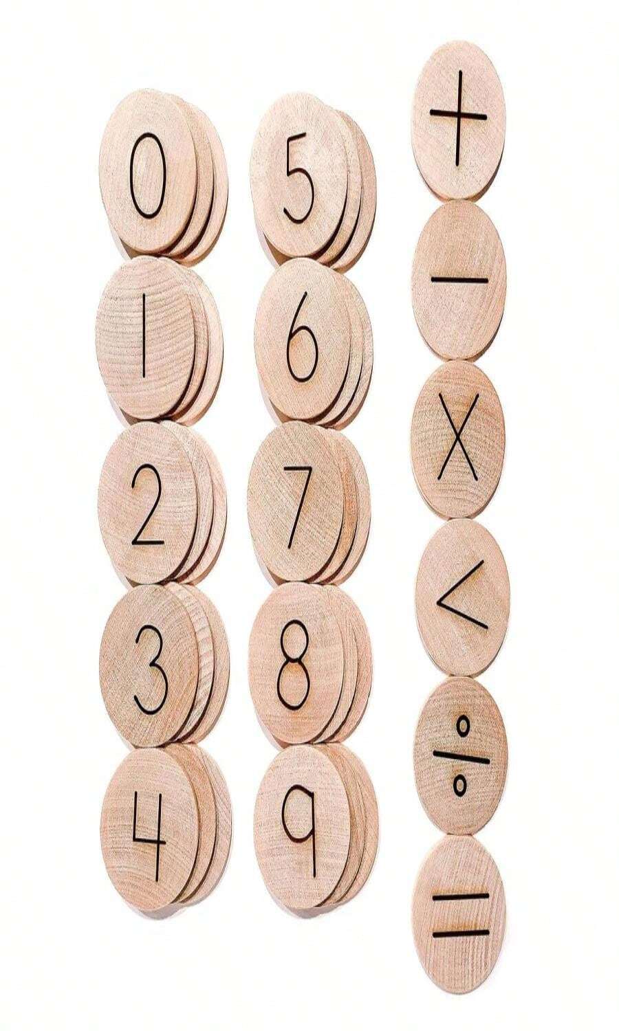 Wood Math Educational Game - Hands On Math Manipulatives - Learning ...