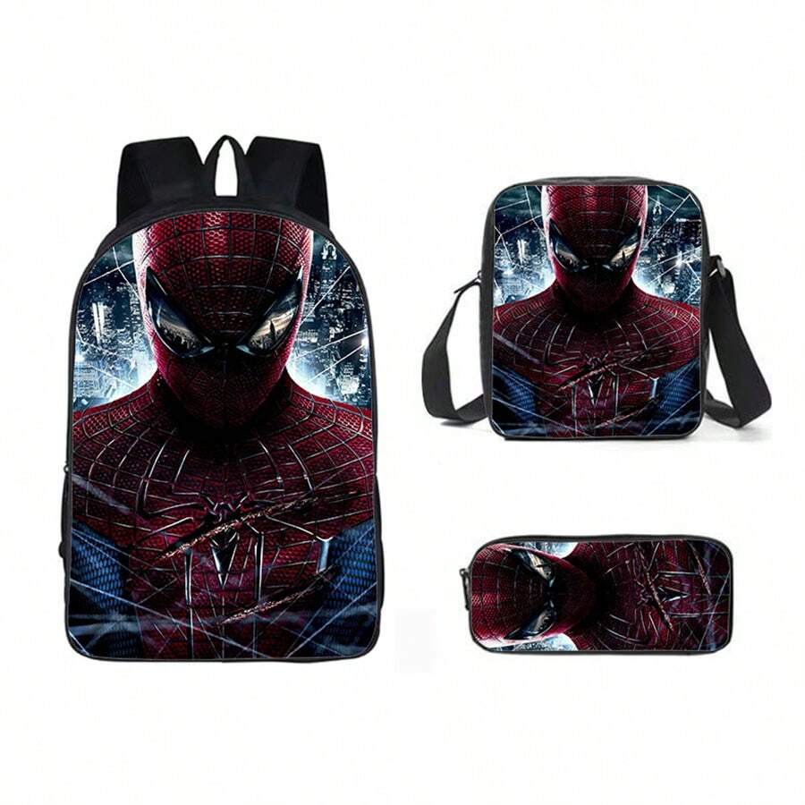 Marvel 3pcs/Set! Marvel Series Cool Spider Man Character Cartoon Pack 3 ...