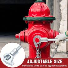 1 Pcs Fire Hydrant Wrench Tool Heavy Duty Adjustable Fits 11 2 To 6 Bolt Head Sizes Fire ...