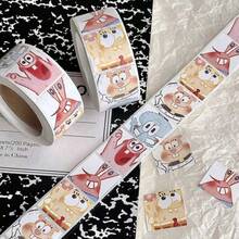 SPONGEBOB 500pcs SpongeBob SquarePants Sticker Roll Cartoon Sticker ...