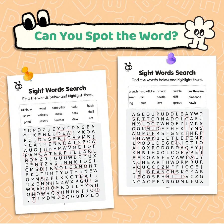 Word Search & Writing Fun Book – Find Hidden Words In Letter Mazes ...