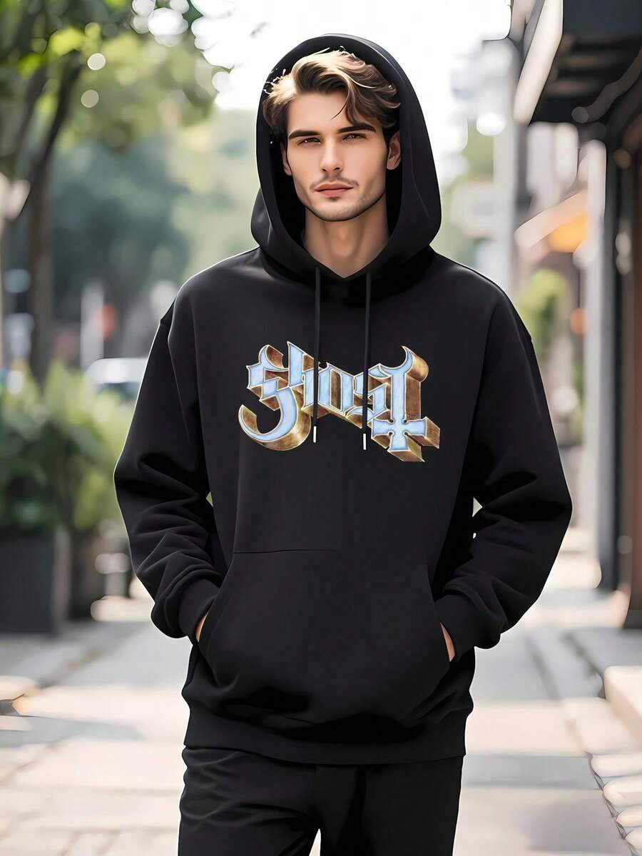 Ghost - Impera Logo Pullover Hoodie – Ghost Band Impera Logo Design ...