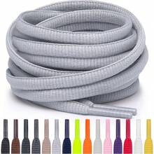 Oval Athletic Shoe Laces, Multiple Lengths And Colors Available | SHEIN USA