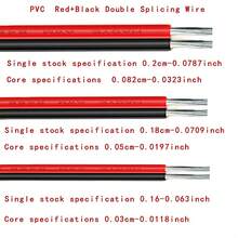1pc 18-22AWG 2-Pin Wire, 2-Color Tinned Copper Electrical Wire, 110 ...