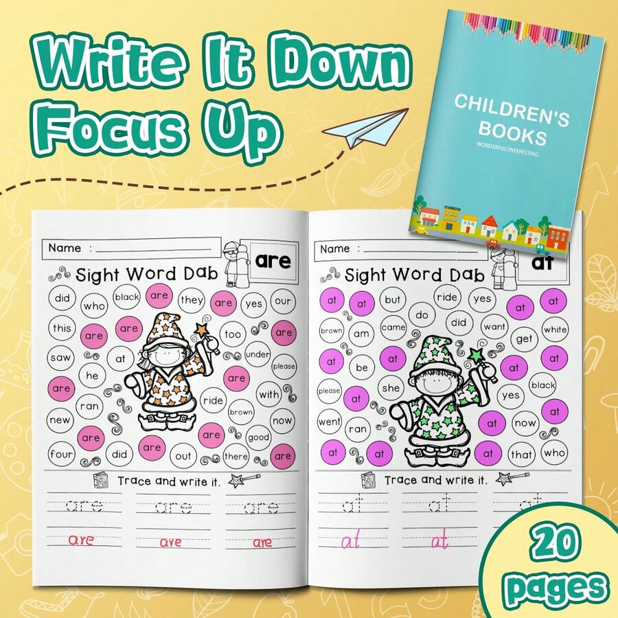 Fun Learning Activity Book – Find And Spell Words, Explore Fractions ...