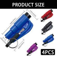 1pc Car Emergency Escape Tool, Multifunctional Spring Loaded Window ...