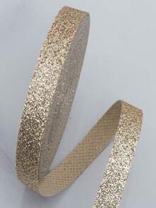 1PC, 10-Yard Colored Powder-Sprinkled Gold Scallion Ribbon, Diy ...