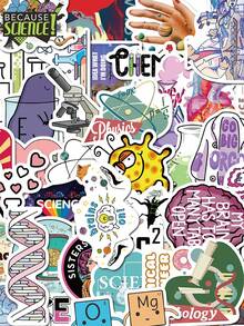 SCXXBSW 50pcs Laboratory Cartoon Graffiti Stickers In Anime Style ...