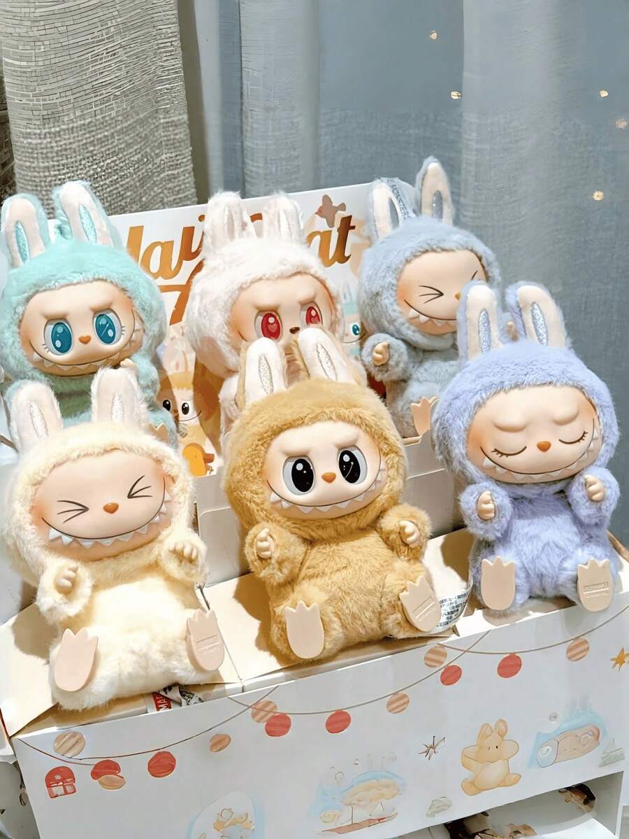 POP MART1pc Macaron 17cm LABUBU Generation 1 Blind Bag Hanging ...