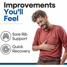 New Rib Brace Chest Binder Rib Belt To Rib Cage Pain Chest Compression ...