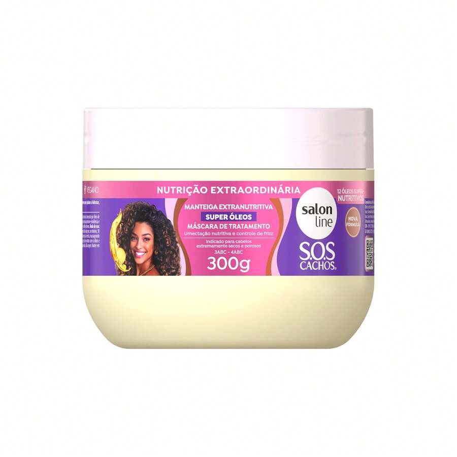 Salon Line SOS Curls Super Oils Extra-Nourishing Butter Treatment Mask ...