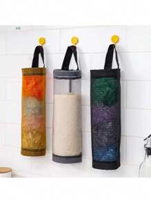 Garbage Bag Storage God Extractable Shoe Cover Organizer Woven Mesh ...