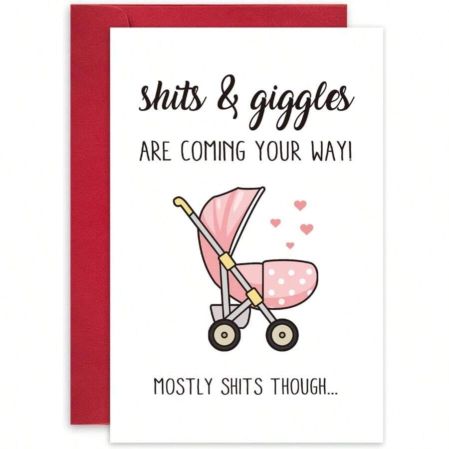 Tarjeta de felicitaciones por el nuevo bebé DLovely Divertida tarjeta ...