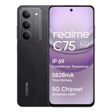 Realme C75 5G Smartphone, 8+256GB, MediaTek Dimensity 6300 Processor ...
