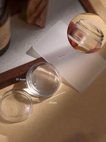 1/2pcs Nail Stamp Double Head With Cover Clear Silicone French Printing ...