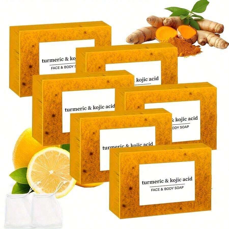 Lemon Turmeric Soap Nets Honey Glow Lemon Turmeric Soap Turmeric And ...