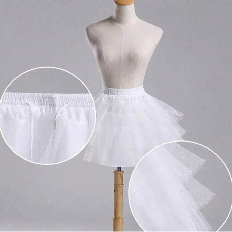 Brand New Petticoats For Formal Dress 3 Layers Hoopless Short Crinoline ...
