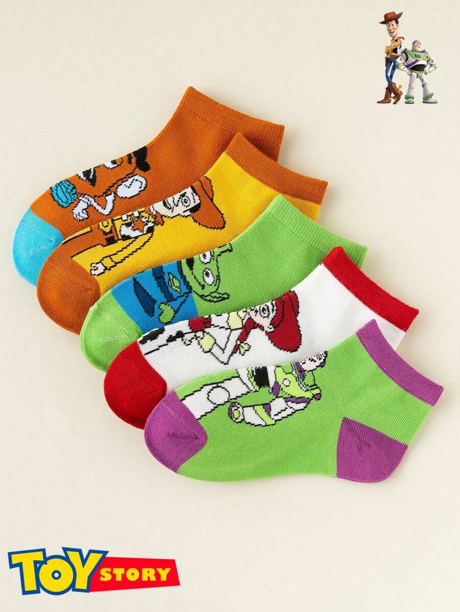 1/5 Men's And Women's Characters Colorful Patterns Soft And Breathable ...