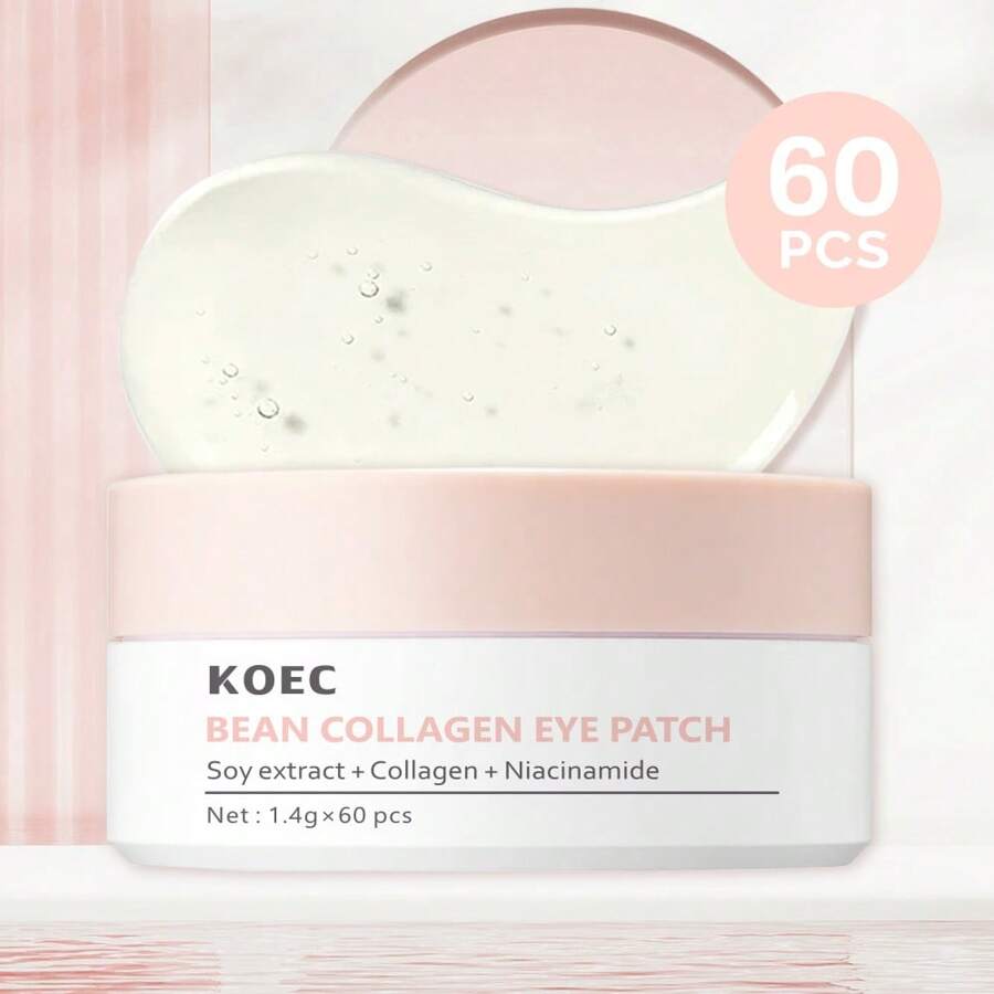 KOEC Bean Collagen Eye Patch- Under Eye Patch For Puffy Eyes & Bags ...
