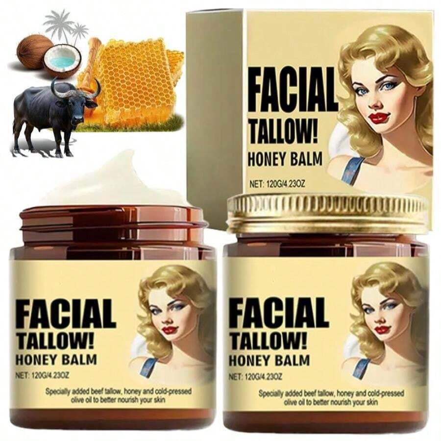 Sebo De Res Para La Cara, Natural Organic The Whipped Tallow Honey Balm ...