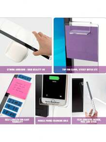 1pc Acrylic Monitor Message Board, Multi-Functional Memo Board For ...